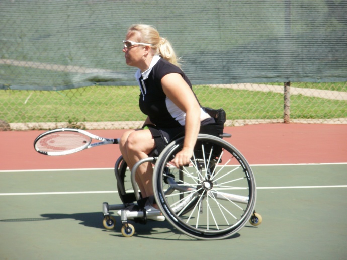 Wheelie Tennis Clinic with Para-Olympian Beth Arnoult : Maui Now