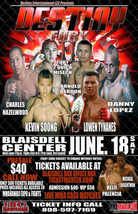 Destiny Fury II at MMA Hawaii Expo : Maui Now