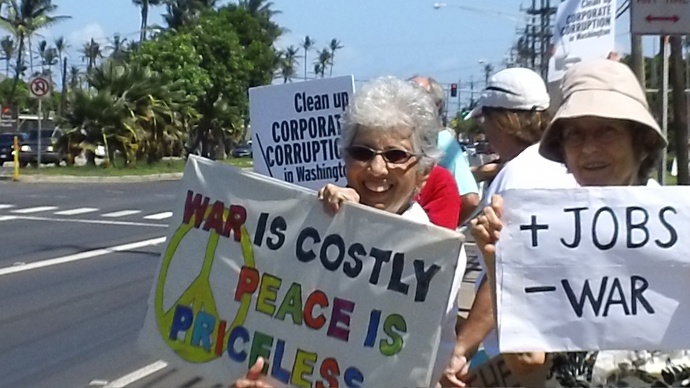 VIDEO: Occupy Maui Protest in Kahului : Maui Now