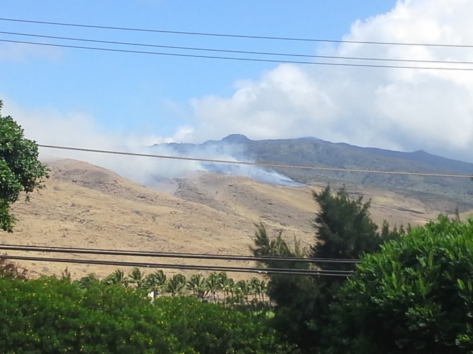 Māʻalaea Brush Fire Burns 30 Acres : Maui Now