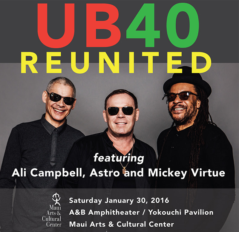 Maui Now : UB40 Reunited Tickets to Go on Sale Saturday