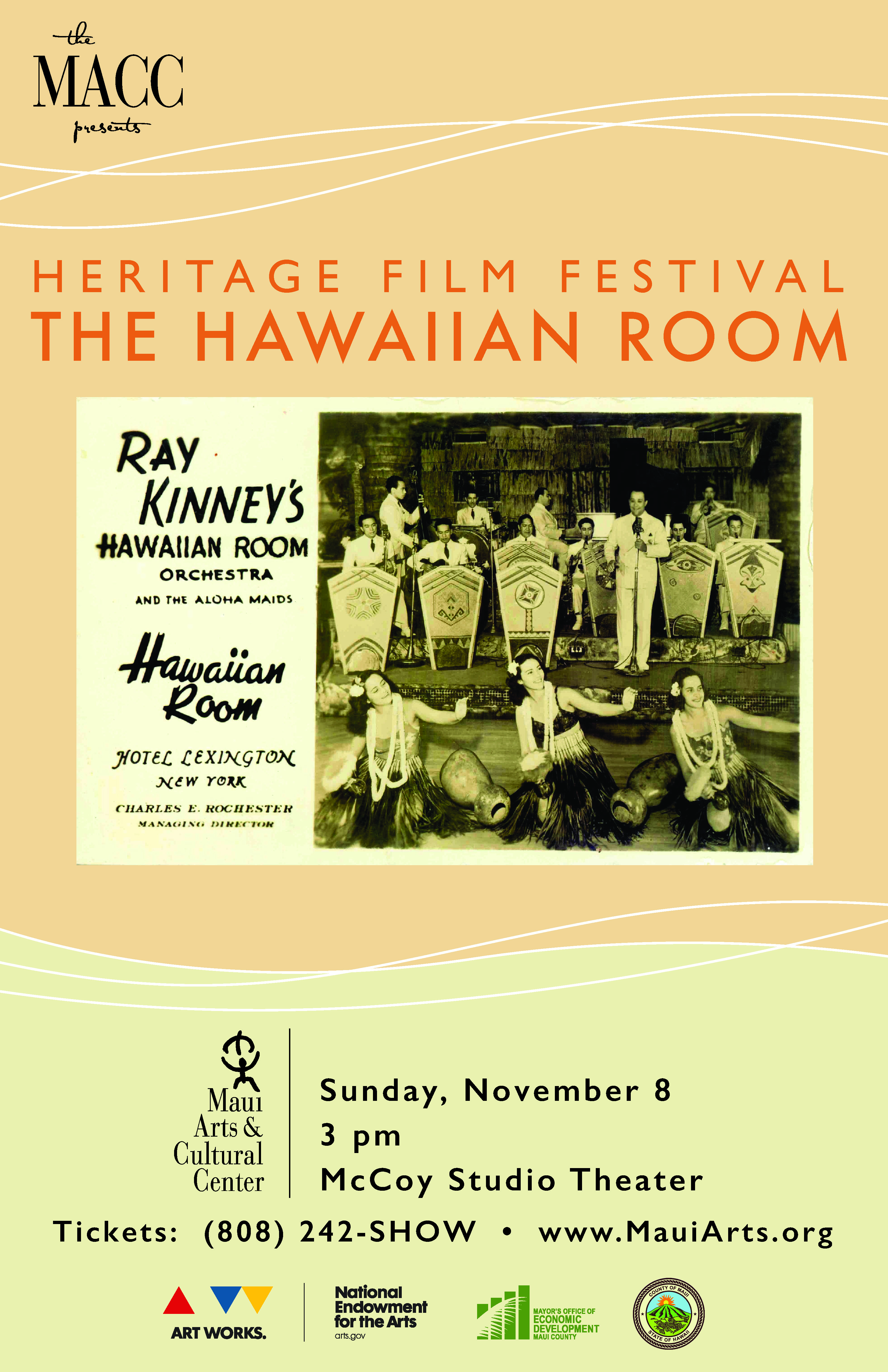MACC's Heritage Film Festival: The Hawaiian Room | Maui Now | Hawaii News