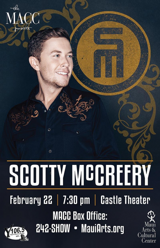 Scotty McCreery at the MACC : Maui Now