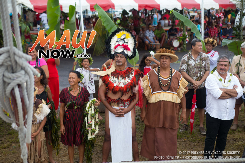 VIDEO: Hōkūle‘a Re-Visits Mataiea For 1st Time in 40 Years : Maui Now