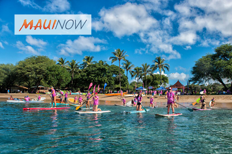 Maui Paddle Events Kick Off on National Pink Day : Maui Now