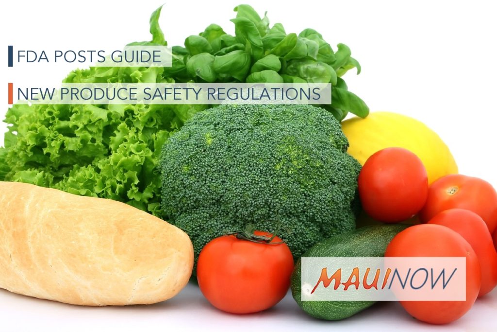 FDA Posts Guide on New Produce Safety Regulations : Maui Now