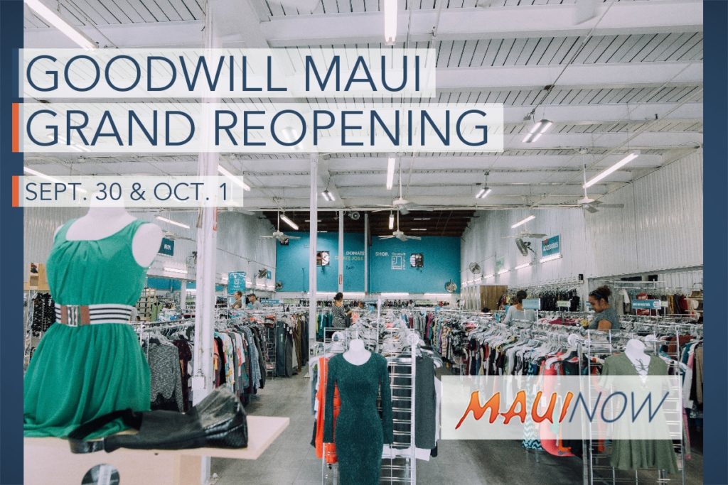 Maui Goodwill to Celebrate Makeover : Maui Now