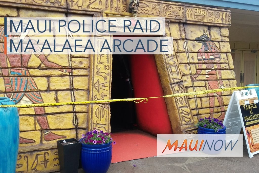 UPDATE: Two Arrested as Result of MPD Arcade Raid : Maui Now