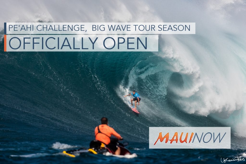 Peʻahi Challenge, Big Wave Tour Season Officially Open : Maui Now