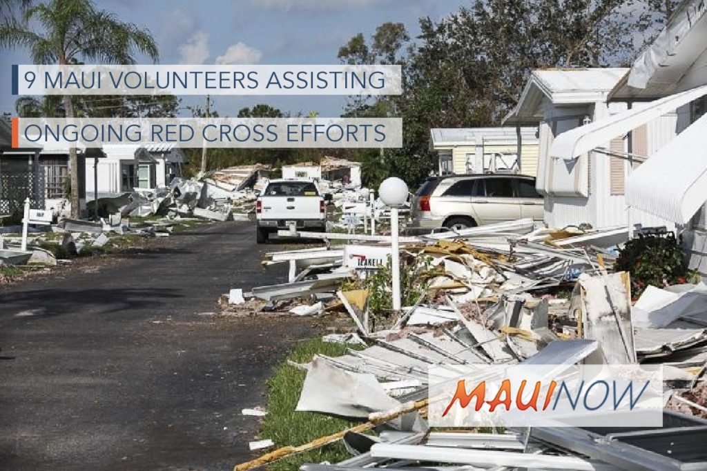 9 Maui Volunteers Assisting in Ongoing Red Cross Efforts : Maui Now