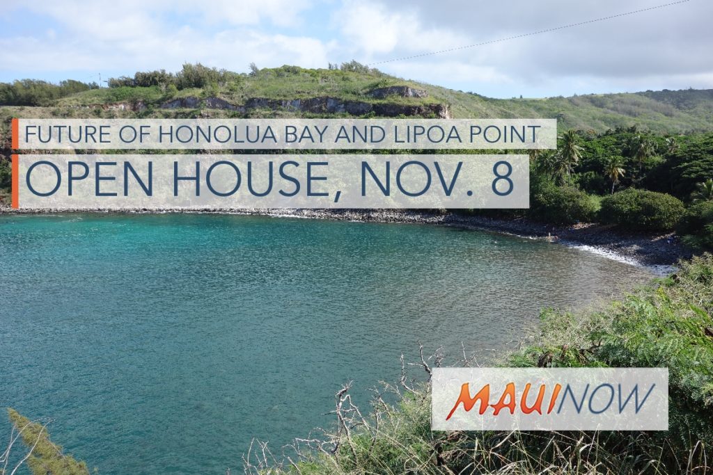 Open House on the Future of Honolua Bay and Līpoa Point, Nov. 8 : Maui Now
