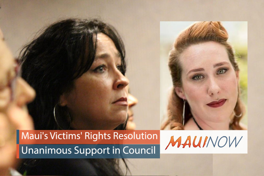 Maui’s Victims’ Rights Resolution Gains Unanimous Support : Maui Now