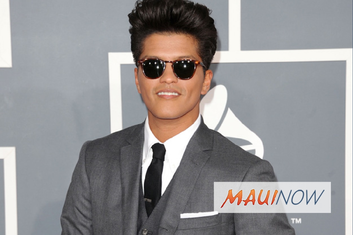 Bruno Mars mixes it up | Maui Now
