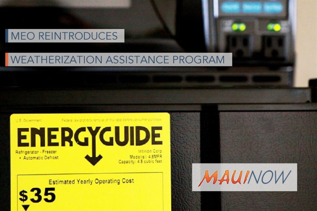 MEO Reintroduces Weatherization Assistance Program : Maui Now