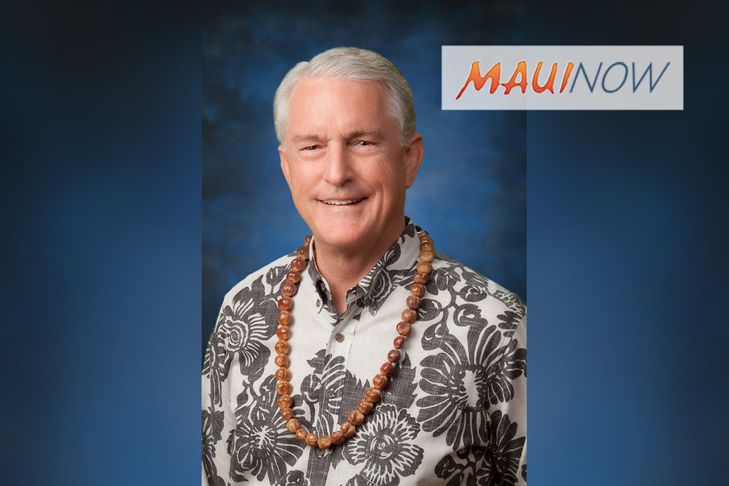 Council Chair Mike White to Retire from Council : Maui Now