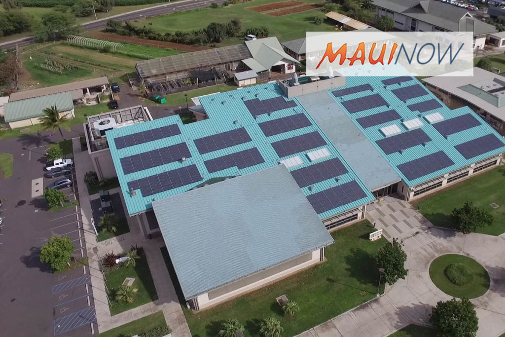 UH Maui College Lū‘au Celebrates Net-Zero Energy Independence : Maui Now