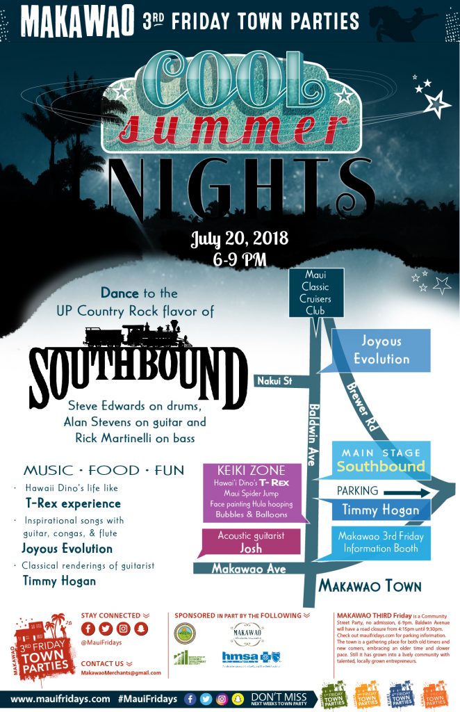 Makawao Third Friday Presents Cool Summer Nights : Maui Now