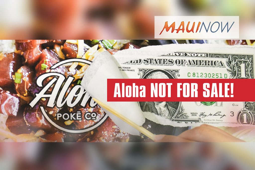 Stand for Aloha Rallies and March Planned Against Aloha Poke Co. : Maui Now