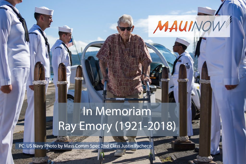 Pearl Harbor Survivor Ray Emory Dies, 97 : Maui Now