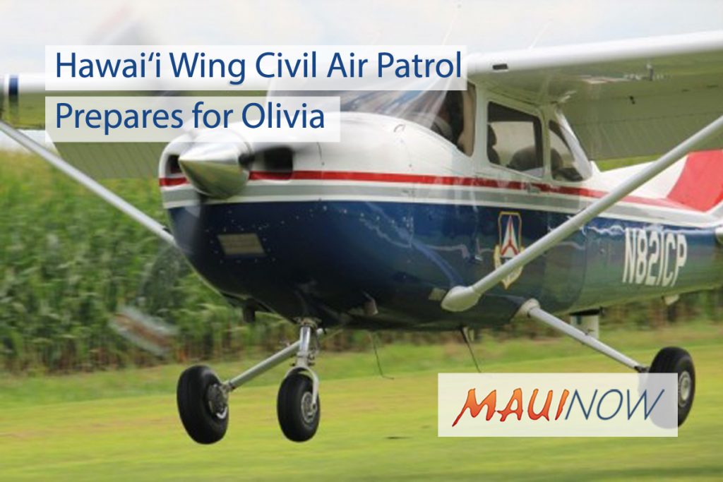 Hawai‘i Wing Civil Air Patrol Prepares for Olivia : Maui Now