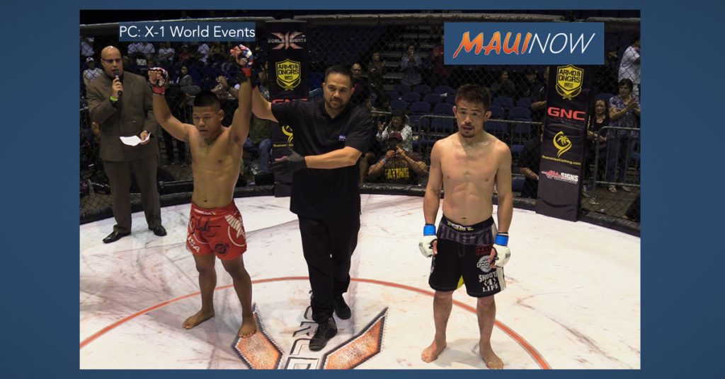 Maui MMA Fighters Do Well in X-1 World Events #51 : Maui Now