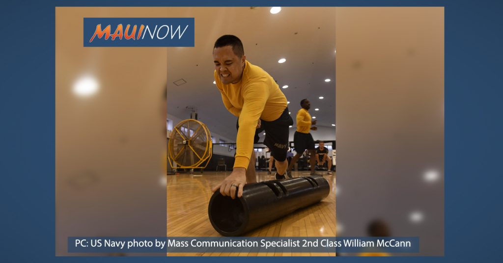 PHOTO: Maui Sailor Participates in Navy Fitness Challenge : Maui Now