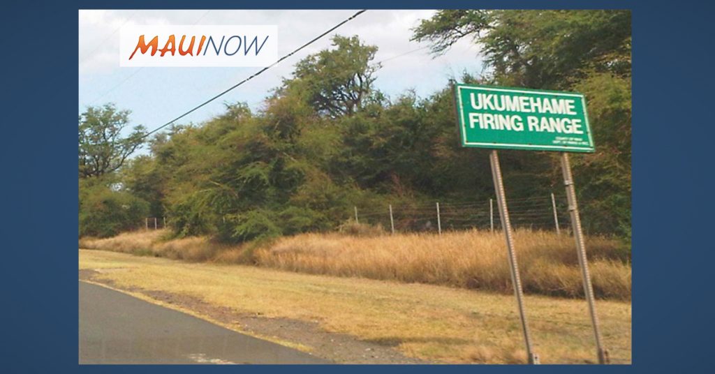 Ask The Mayor: How Can I Access the Firing Range? : Maui Now