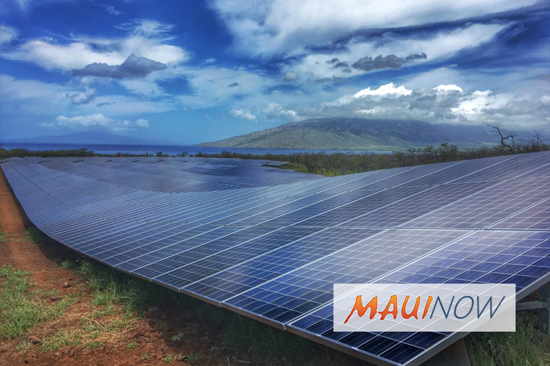 Hawaiian Electric Continues to Strive for Renewable Energy : Maui Now