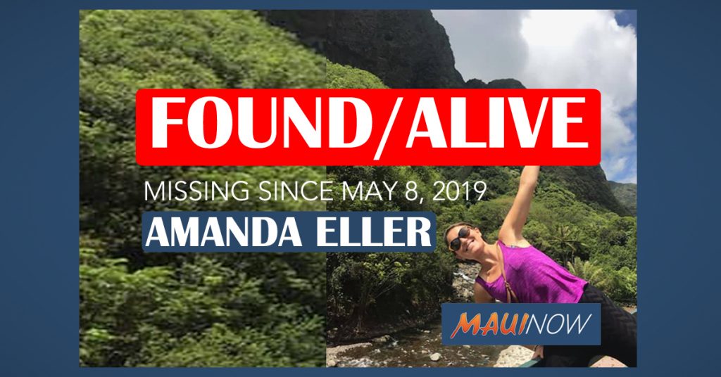 Amanda Eller: Found in Forest Alive : Maui Now