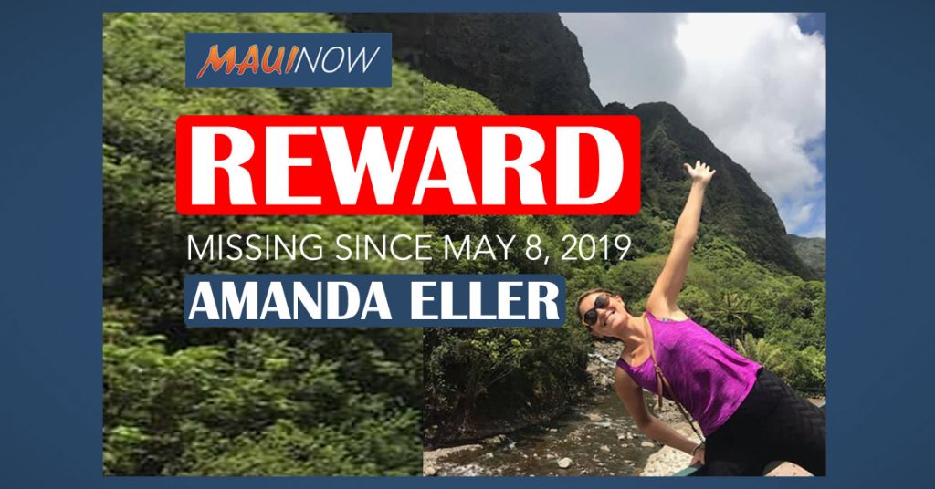 Day 16: Reward for Amanda Eller Bumped Up to $50K : Maui Now