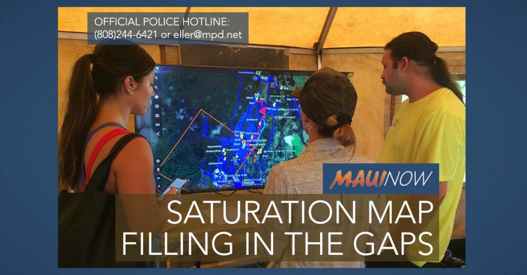Day 11: Volunteers Continue to Fill in GPS Search Map : Maui Now