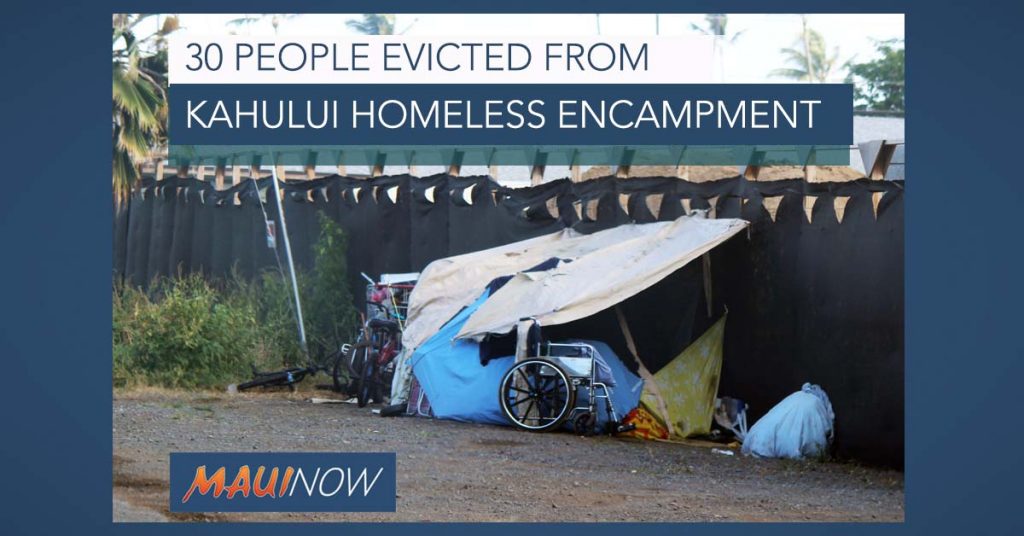 Homeless Cleared from Kahului Encampment : Maui Now