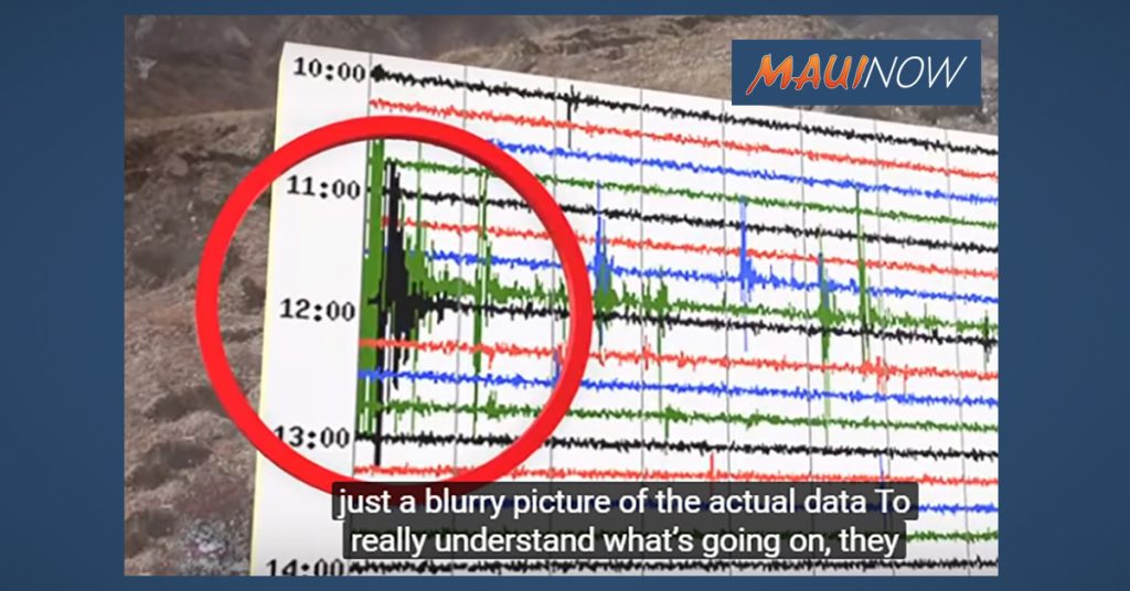 Seeing the Earth Shake On Your Screen : Maui Now