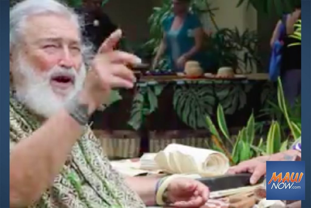 ‘Living Treasure’ Sam Kaʻai to Speak at Farmers Meeting : Maui Now