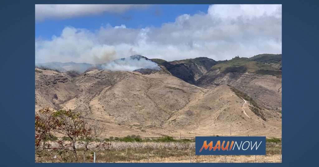 “Pali” Brush Fire Scorches 4,100 Acres, Honoapiʻilani OPEN : Maui Now