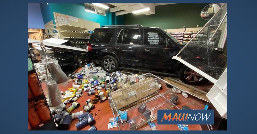 Alive & Well Recoups After SUV Backs Into Business : Maui Now