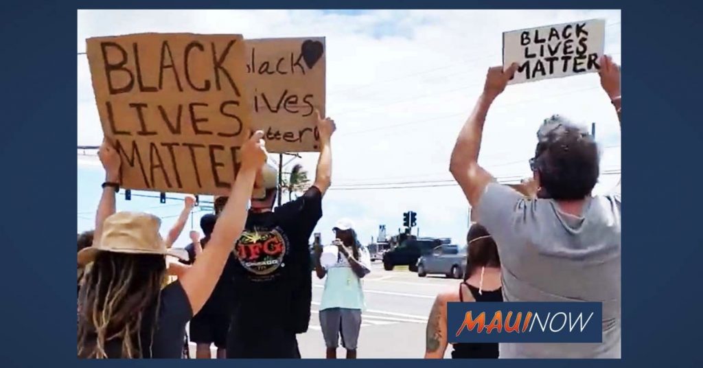 VIDEO: Black Lives Matter Maui Rally Seeks Unity and Peace : Maui Now