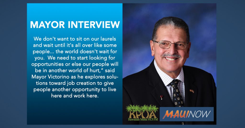 Maui Mayor Keeps Eye on COVID-19 Case Count, Explores Job Creation ...