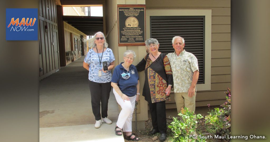 Plaque Commemorates Role in Founding of the Kīhei Charter School : Maui Now