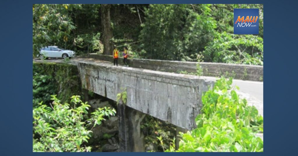 Evaluation of 110-Year Old East Maui Bridges Set to Begin : Maui Now