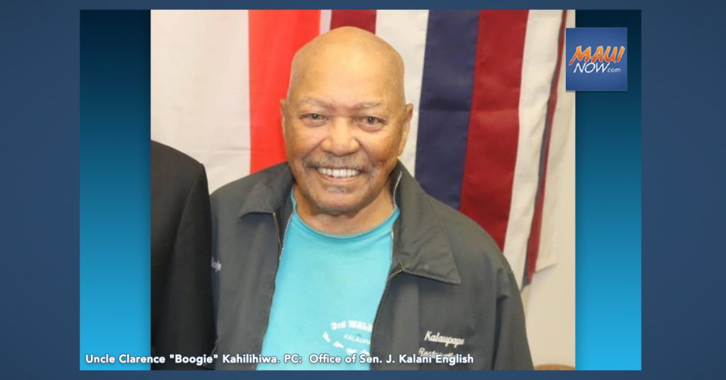 Sen. English Statement on Passing of Kalaupapa Resident Clarence ...