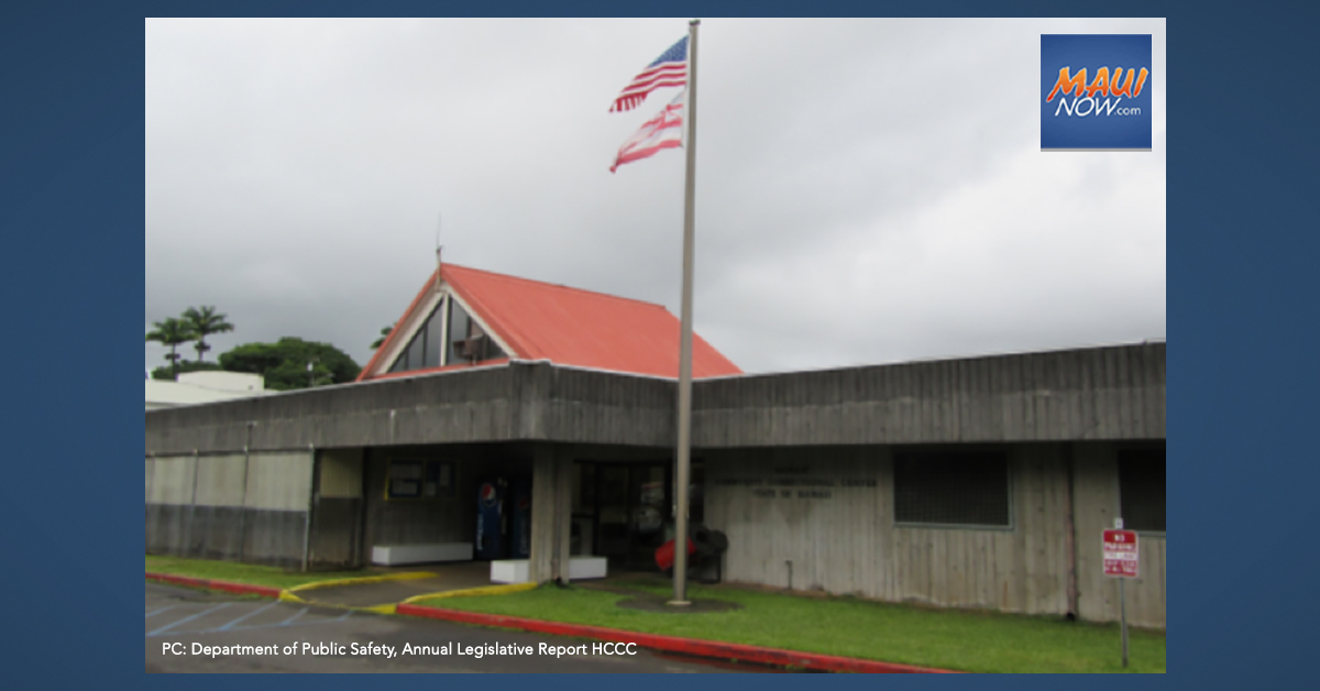 Maui Community Correctional Center Gets 3 New Adult Correctional ...