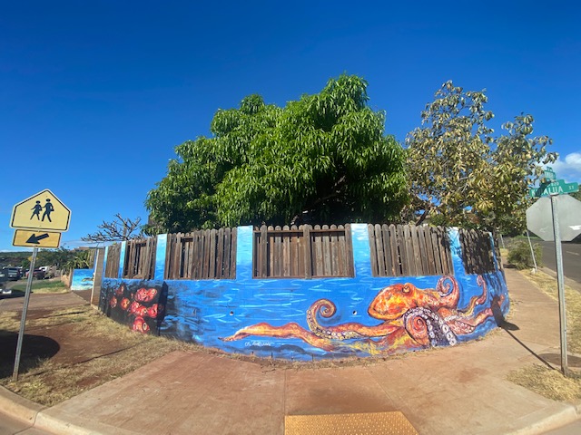 Local artist spreads joy via free public murals in Lahaina : Maui Now