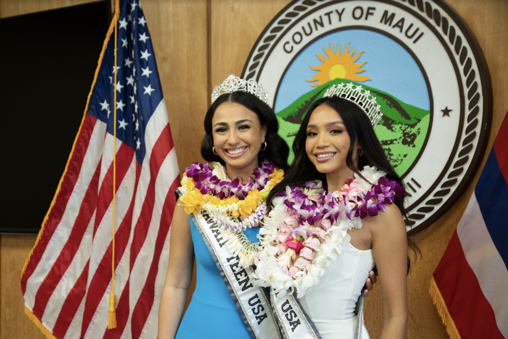 Mayor offers congratulations to pageant crown holders from Maui : Maui Now
