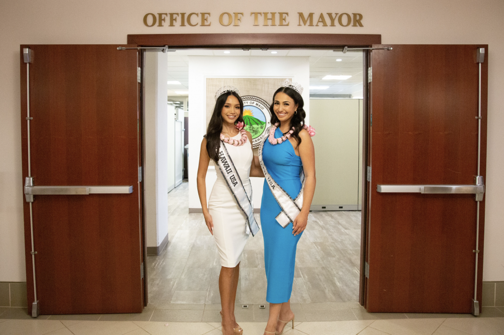 Mayor offers congratulations to pageant crown holders from Maui : Maui Now
