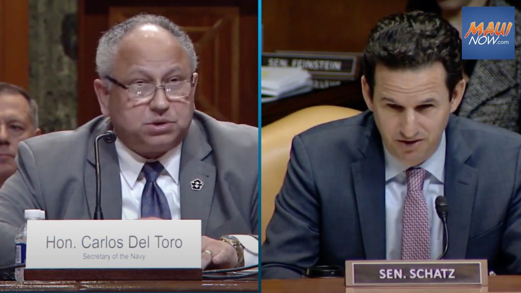 Schatz urges Navy Secretary to stay on track with Red Hill defeuling ...