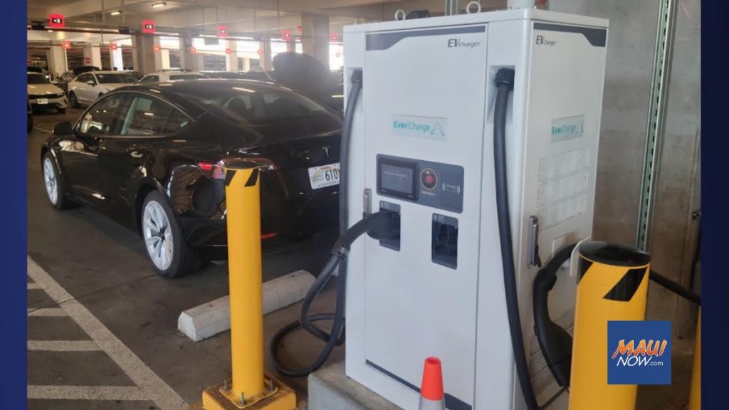 Electric Service of Maui completes electric vehicle charging project at ...