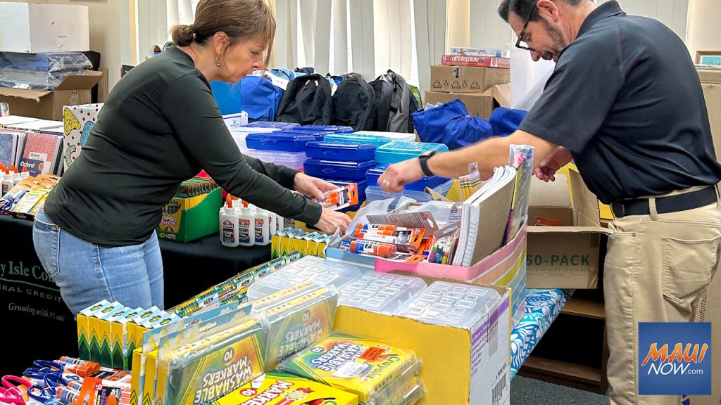 Valley Isle Federal Credit Union, Kiwanis Club donate school supplies ...