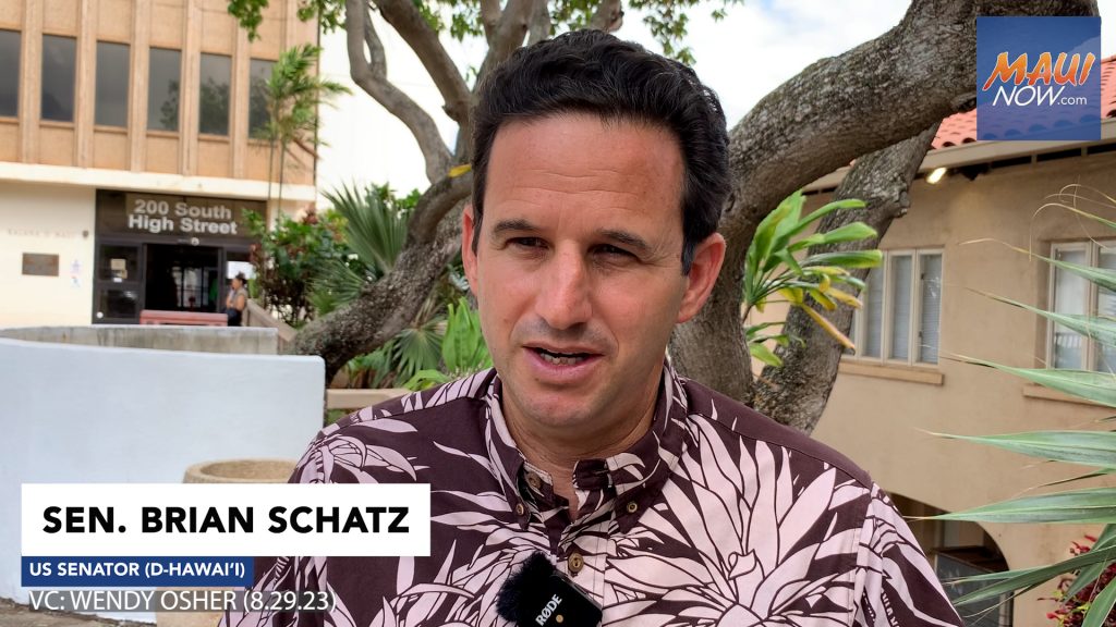US Sen. Brian Schatz focused on supplemental appropriations to help in ...