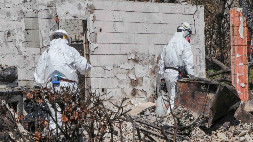 EPA workers finding many batteries during hazardous material cleanup of ...